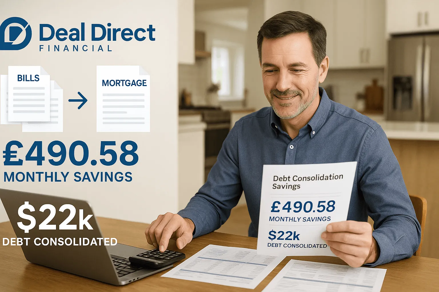 How a Debt Consolidation Remortgage Helped a Homeowner