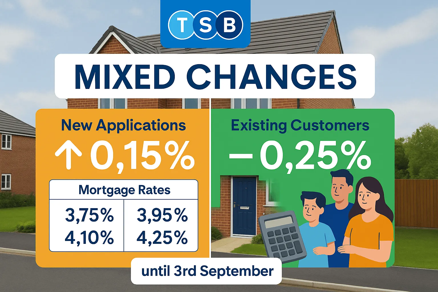 TSB Announces Changes to Residential, Buy to Let, and
